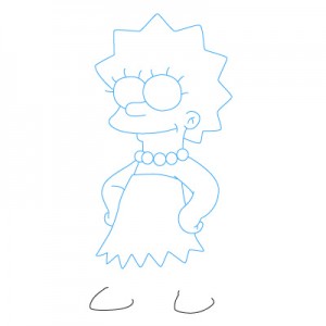 Comment dessiner Lisa Simpson - Dessein de dessin