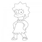 Comment dessiner Lisa Simpson - Dessein de dessin