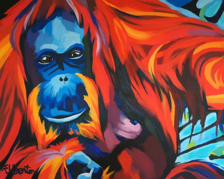 Les portraits colorés de Ellie Benton - Dessein de dessin