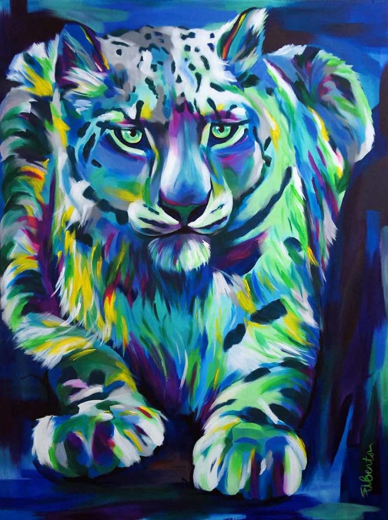 Les portraits colorés de Ellie Benton - Dessein de dessin