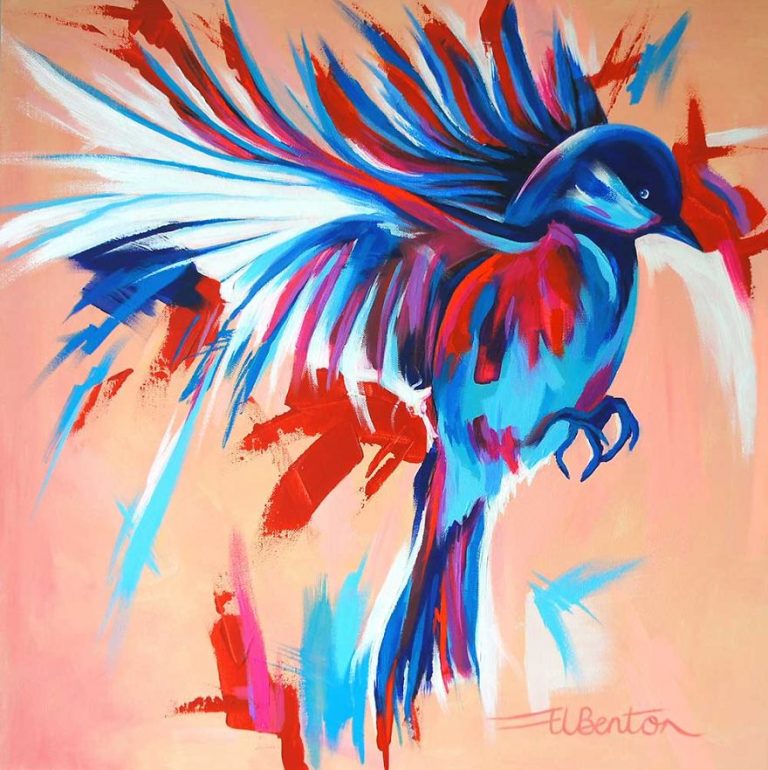 Les portraits colorés de Ellie Benton - Dessein de dessin