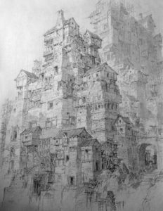 des dessins d'architectures futuristes par Jae Cheol Park - Dessein de ...
