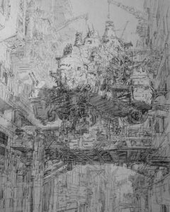 des dessins d'architectures futuristes par Jae Cheol Park - Dessein de ...