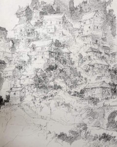 des dessins d'architectures futuristes par Jae Cheol Park - Dessein de ...