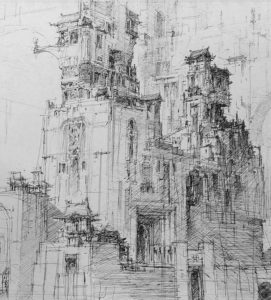 des dessins d'architectures futuristes par Jae Cheol Park - Dessein de ...
