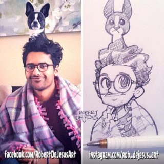 De nouvelles transformation de photos d’inconnus en cartoon par Robert ...