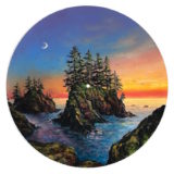 Feliks Kaparchuk peint la beauté de la nature sur de vieux disques ...