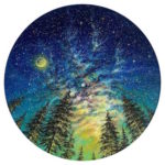 Feliks Kaparchuk peint la beauté de la nature sur de vieux disques ...