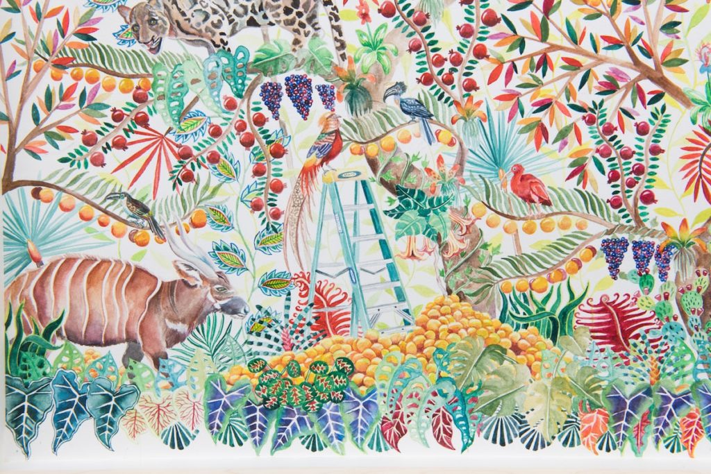 Les humains en harmonie avec la nature dans les aquarelles de Robin ...