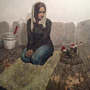 Les peintures figuratives de Walid Ebeid - Dessein de dessin
